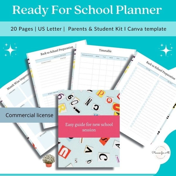 Back to School - Planner For All PLR
